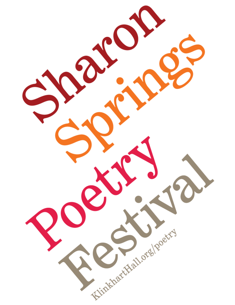 Sharon Springs Poetry Festival 2020 - Klinkhart Hall Arts Center
